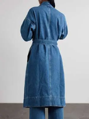 Mara Hoffman Adrian Belted Organic Denim Coat