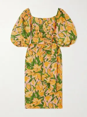 Carolina Herrera Puff Sleeve Day Dresses
