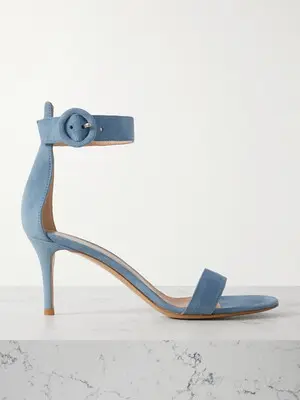 GIANVITO ROSSI Portofino 70 Suede Sandals