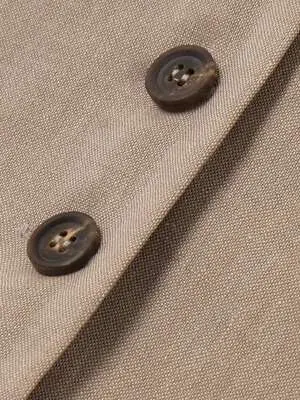 Brunello Cucinelli Linen And Wool-blend Vest