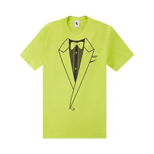 Lime Green Off White Shirt