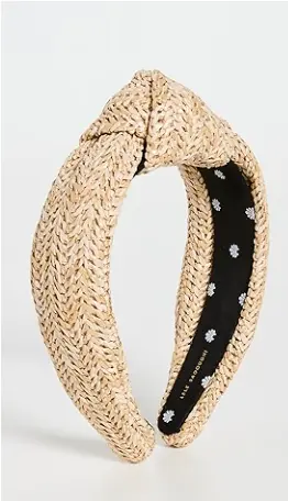 Lele Sadoughi Raffia Knotted Headband