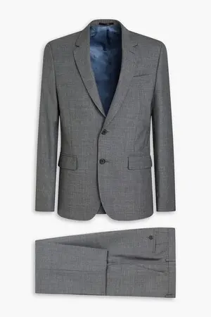 Paul Smith Fit 2 Grain De Poudre Wool Suit - Gray
