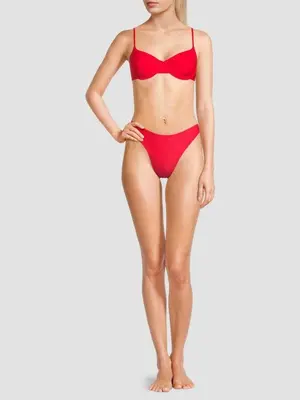 Ramy Brook Mona Underwire Bikini Top - Flame