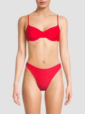 Ramy Brook Mona Underwire Bikini Top - Flame