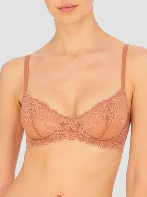 Natori Heavenly Lace Convertible Balconette Bra - Glow