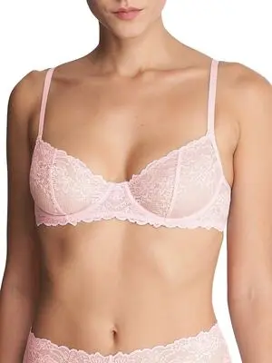 Natori Heavenly Lace Convertible Balconette Bra Seashell