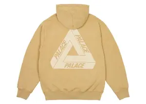 PALACE Pigment Wash Triferg Hood - Stone