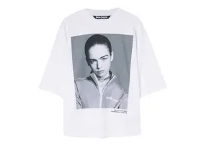 Palm Angels Angels Loose T-shirt - White/black