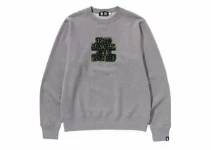A BATHING APE X Black Eye Patch Crewneck Sweatshirt