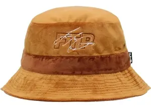 FTP Signature Logo Reversible Bucket Hat - Brown