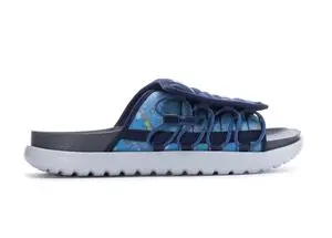 Nike Asuna 2 Next Nature Slides - Midnight Navy Blue/grey Fog/dark Grey
