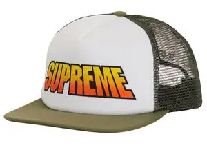 Supreme Gradient Mesh Back 5-panel Cap - Olive