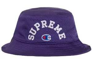 Supreme Champion Mesh Crusher Bucket Hat - Purple