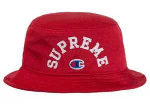 Supreme Champion Mesh Crusher Bucket Hat - Red