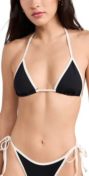 L*Space Aspen Bikini Top - Black