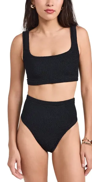 Hunza G High Waisted Bikini Set