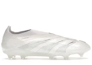 Adidas Adidas Predator 24 Elite Laceless FG Pearlized Pack Cloud White/silver Metallic/cloud White