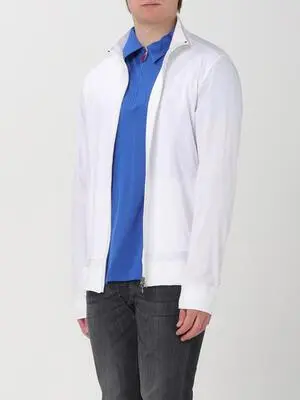 Kiton Zip-up Sweatshirt - White