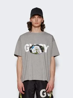 Givenchy Boxy Short Sleeve Tee - Light Grey Mãlange