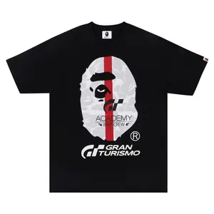 A BATHING APE X Gran Turismo Ape Head #1 Tee - White