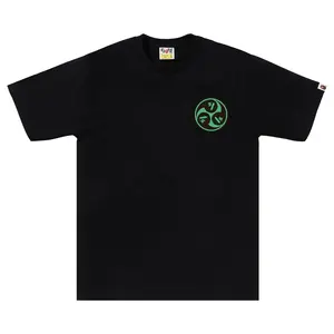 A BATHING APE Japan Culture Mitsudomoe Tee - Black