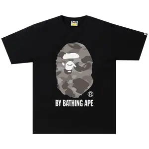 A BATHING APE Color Camo Tee - Black