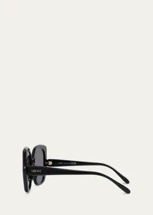 Loewe Logo Butterfly Sunglasses