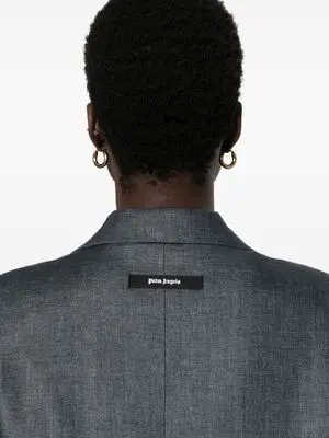 Palm Angels Single-breasted Linen Blazer