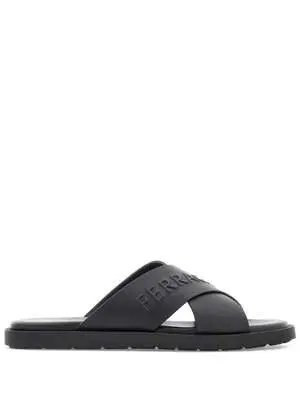 FERRAGAMO Crossover-strap Leather Sandals