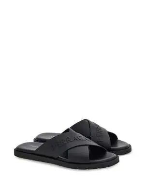 FERRAGAMO Crossover-strap Leather Sandals