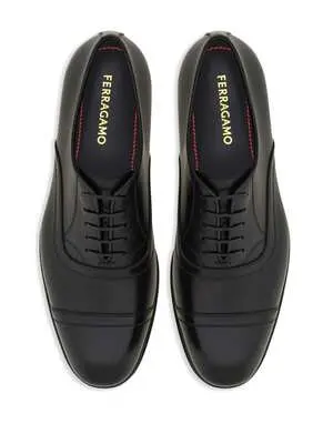 FERRAGAMO Toecapped Leather Oxford Shoes