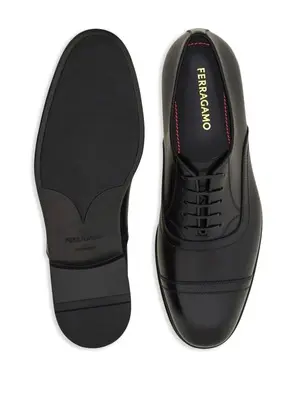 FERRAGAMO Toecapped Leather Oxford Shoes