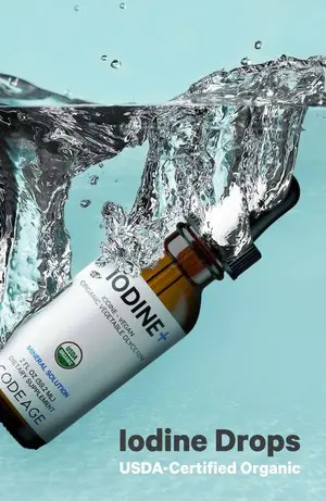 CODEAGE Iodine Liquidusda Organic Vegan Mineral Drops