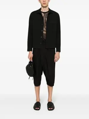 Transit Cotton Cropped Trousers