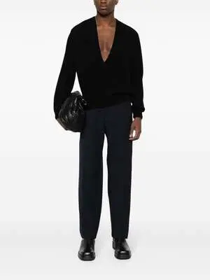 JIL SANDER Tapered Wool Trousers