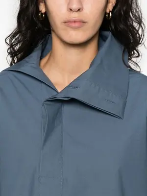 JIL SANDER Logo-embroidered Cotton Blouse