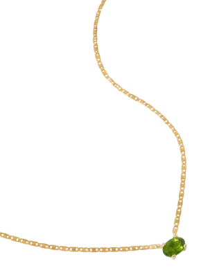 LOREN STEWART - Loren Stewart Baby Valentino 10-karat Gold Agate Chain Necklace