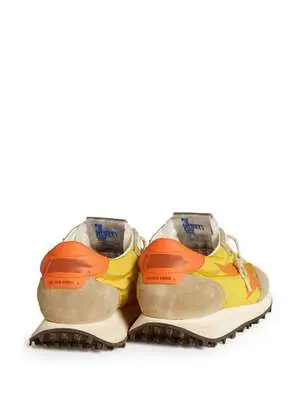 GOLDEN GOOSE Marathon Nylon Upper Sneakers With Orange Star