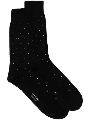 Paul Smith Paul Smith Polka-Dot Socks Black