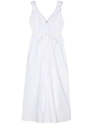 Sofie D'hoore Diabolo Belted Maxi Dress
