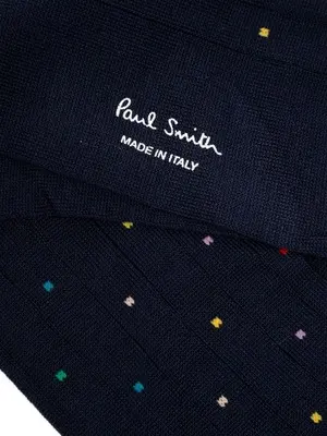 Paul Smith Polka-dot Ankle Socks - Blue