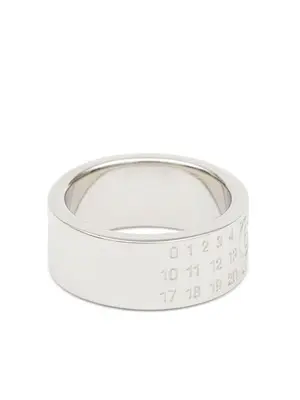 MAISON MARGIELA Numeric Engraved Ring - Silver