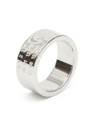 MAISON MARGIELA Numeric Engraved Ring - Silver