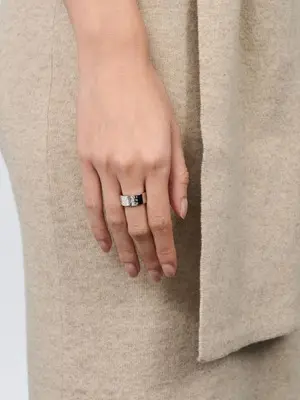 MAISON MARGIELA Numeric Engraved Ring - Silver