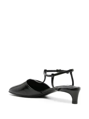 JIL SANDER T-bar Leather Pumps