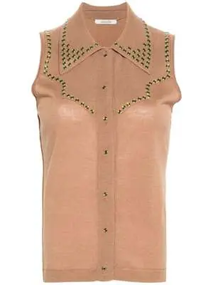 Dorothee Schumacher Stud-embellished Knit Top