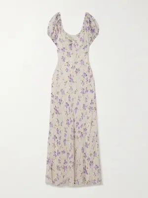 LoveShackFancy Madara Floral-print Maxi Dress