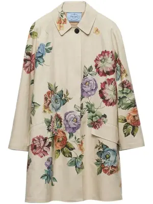 Prada Floral Coats For Women