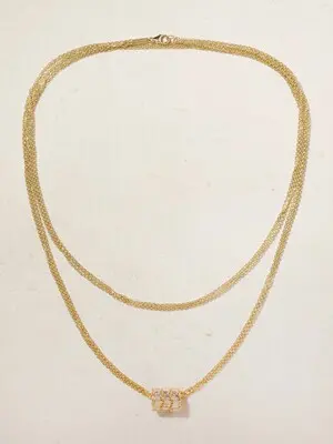 SUZANNE KALAN 18-karat Diamond Necklace